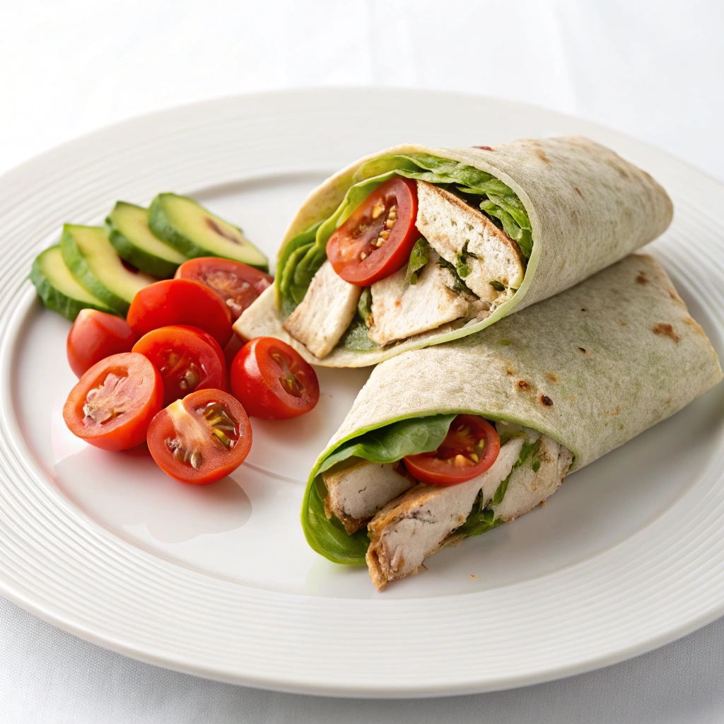 Turkey and Avocado Wrap with Tomatoes – TrüBite